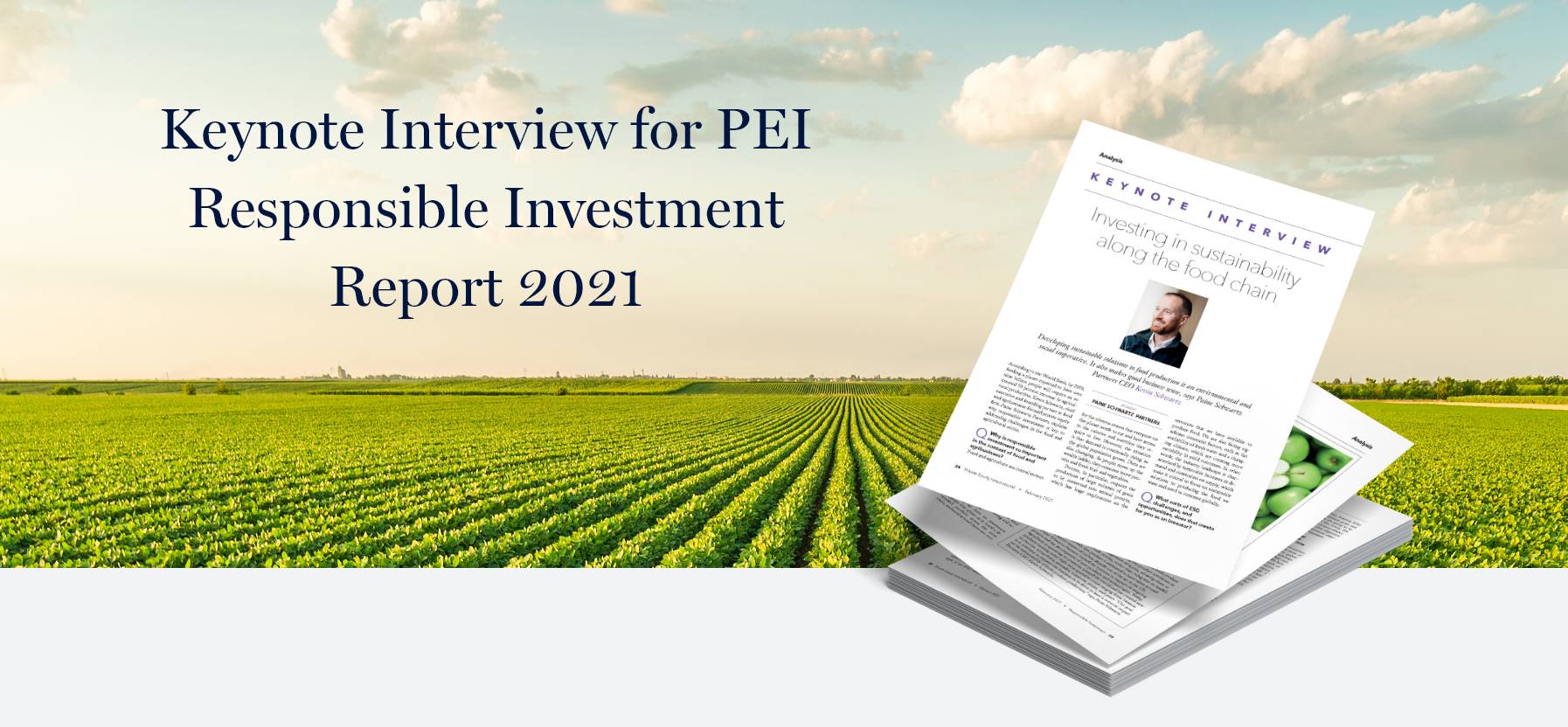 Paine Schwartz Partners – Keynote Interview for PEI Responsible ...