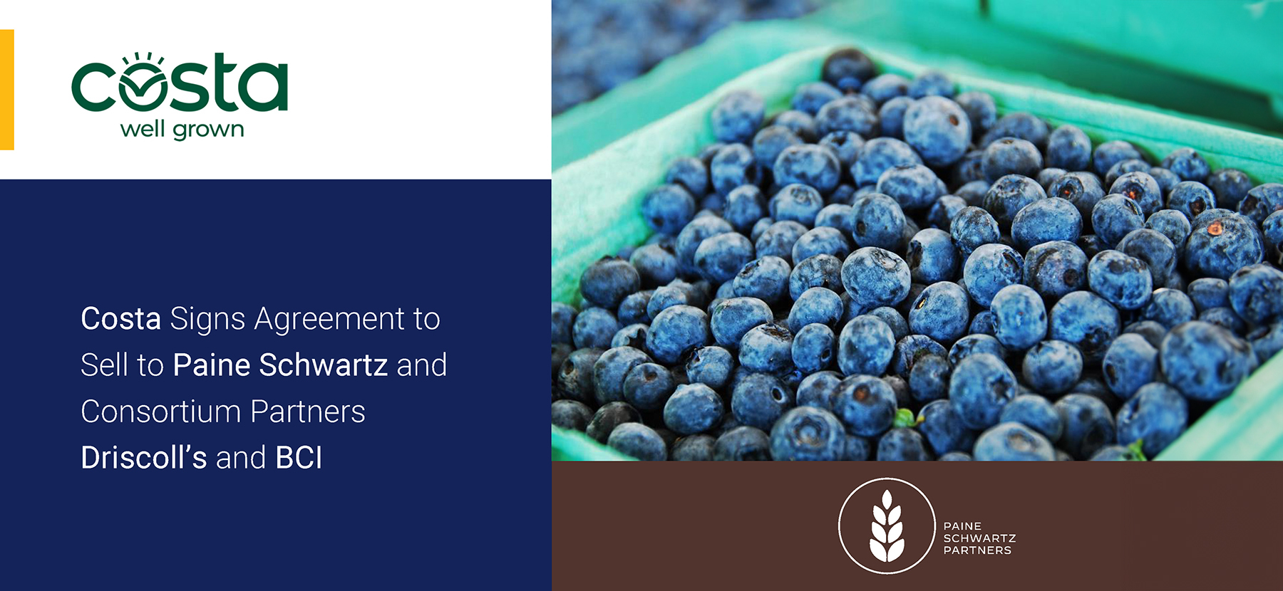 Costa Signs Agreement to Sell to Paine Schwartz and Consortium Partners ...